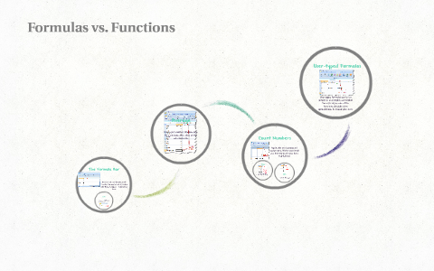 Formulas vs. Functions by Rachel Stauffer