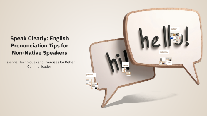 Speak Clearly: English Pronunciation Tips for Non-Native Speakers by ...