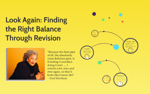 Look Again: Finding the Right Balance Through Revision by Stephanie ...