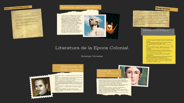 Literatura de la epoca colonial by Rodrigo Novales Ascoli on Prezi