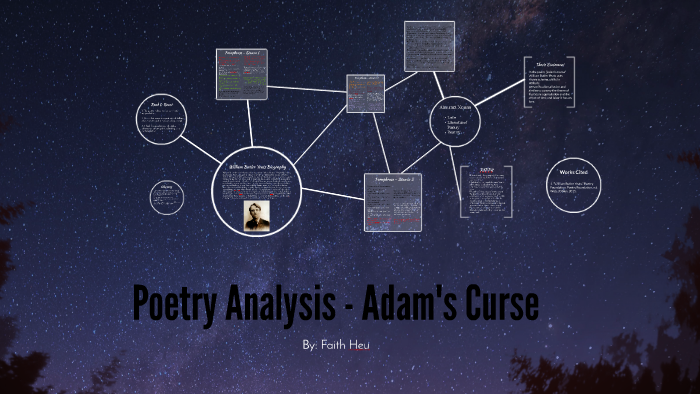 Poetry Analysis - Adam's Curse by faith heu on Prezi