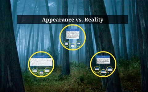 Appearance vs. Reality by Dan Gillis on Prezi