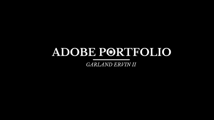 ADOBE PORTFOLIO by Garland Ervin on Prezi
