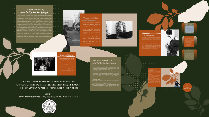 PERAN KANTOR BPN DALAM PENYELESAIAN AKTA JUAL BELI (AJB) KE SERTIFIKAT ...