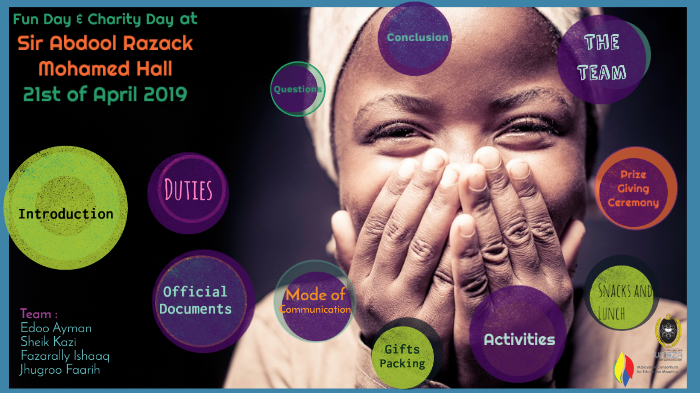 Fun Day & Charity Day at Sir Abdool Razack Mohamed Hall by Sheik Kazi ...