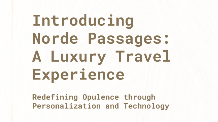 Introducing Norde Passages: A Luxury Travel Experience by Joseph Guy on ...