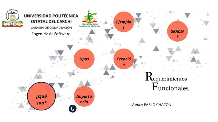 REQUERIMIENTOS FUNCIONALES by Pablo Chacón on Prezi