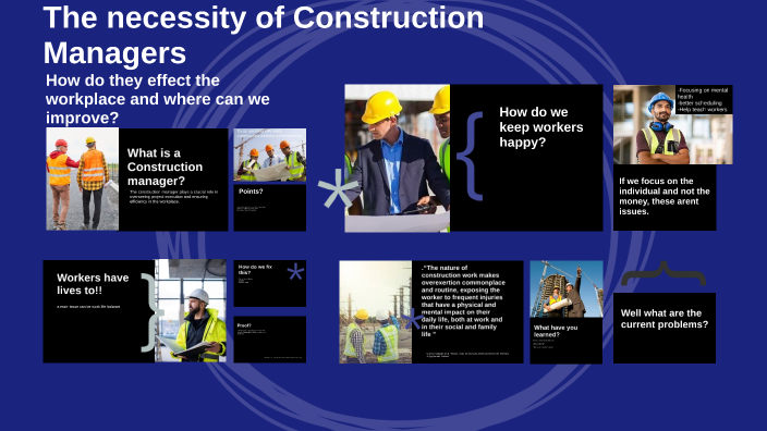 The Role of Construction Manager by noah yarbrough on Prezi