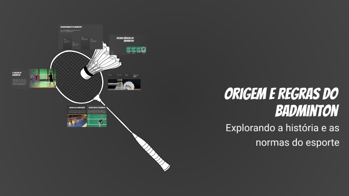 Origem e Regras do Badminton by Steve Andersons on Prezi