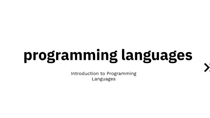 programming languages by Bakuniek on Prezi