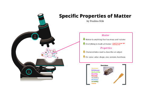Specific Properties of Matter by Paula Klik on Prezi