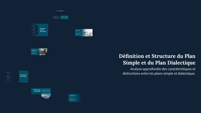 Définition et Structure du Plan Simple et du Plan Dialectique by RIHAB ...