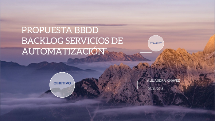 PROPUESTA BBDD ACCESS BACKLOG DE PROYECTOS by Testgroup S.A on Prezi