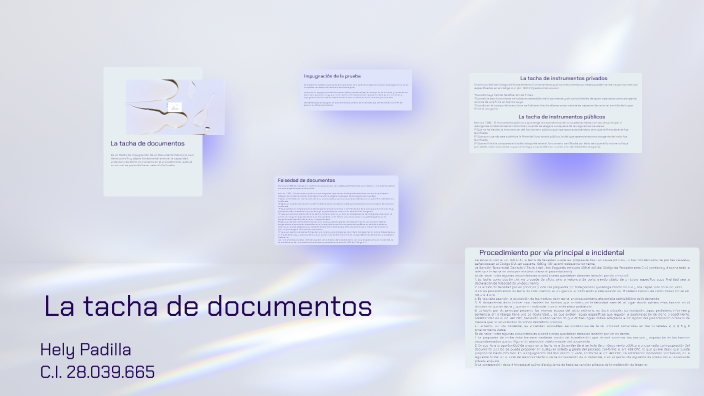 La tacha de documentos by Rafael López on Prezi