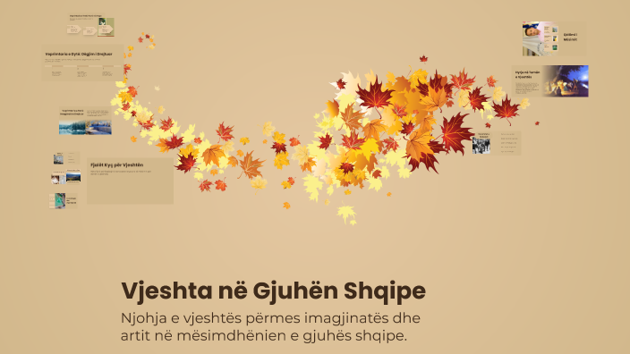 Vjeshta në Gjuhën Shqipe by Davita Shkolla "Qemal Stafa" on Prezi