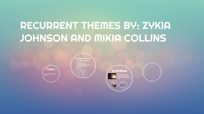 RECURRENT THEMES BY: ZYKIA by zykia johnson on Prezi