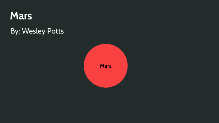 Science Project- Planet Report by Wesley Potts on Prezi
