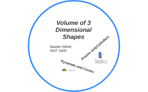 Volume of 3 Dimensional Shapes by Natalie Nikkel on Prezi