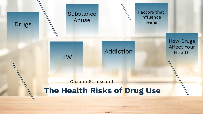 Chapter 8: Lesson 1 The Health Risks of Drug Use by danielle delbove