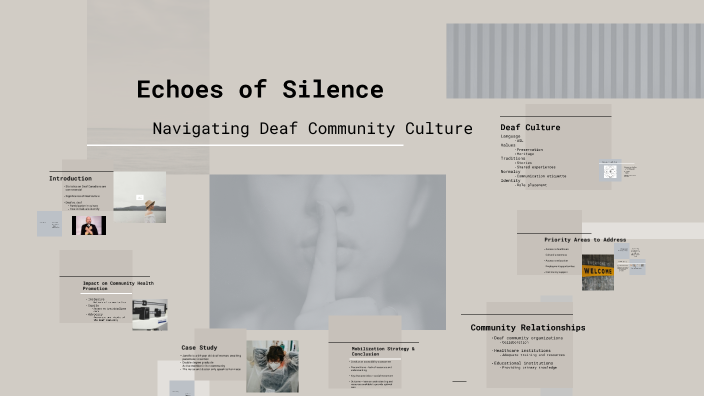 Echoes of Silence- Navigating Deaf Community Culture by Stephanie Baril ...