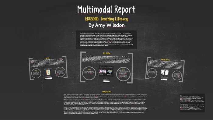 Multimodal Report by Amy Wilsdon on Prezi