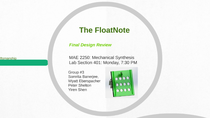 Final Design Review by Yiren Shen on Prezi