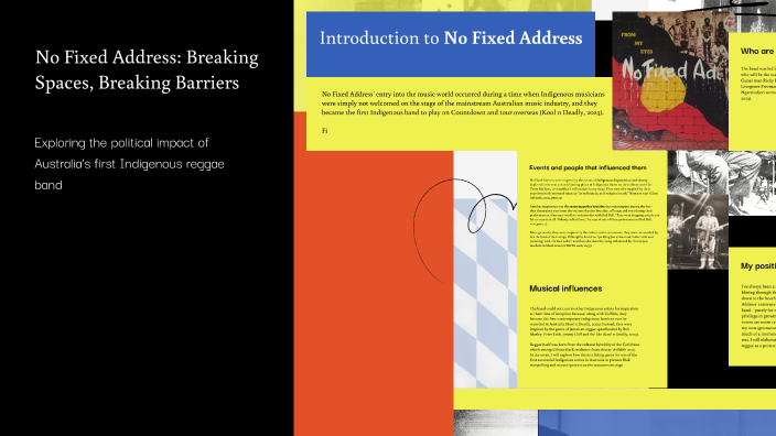 No Fixed Address: Breaking Spaces, Breaking Barriers by N. J.R. on Prezi