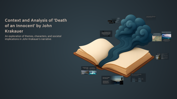 Context and Analysis of 'Death of an Innocent' by John Krakauer by ...