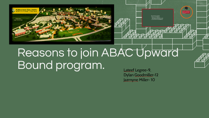 Reasons to join ABAC Upward bound program. by lateef legree on Prezi