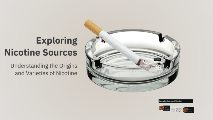 Exploring Nicotine Sources by Tima Alzouyd on Prezi