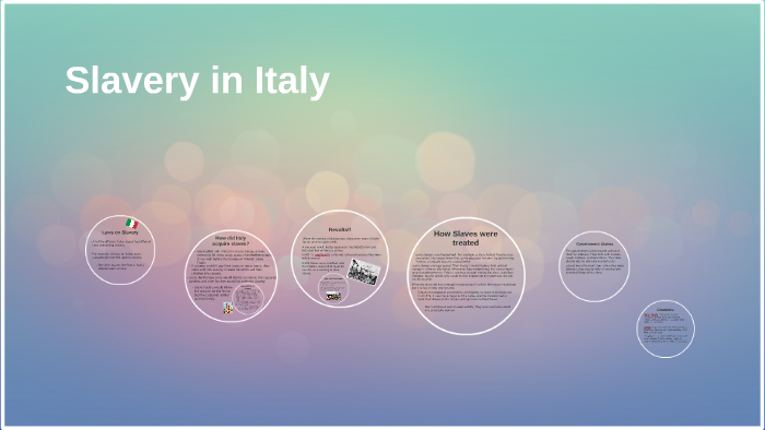 Slavery in Italy by Rayne Phillips on Prezi
