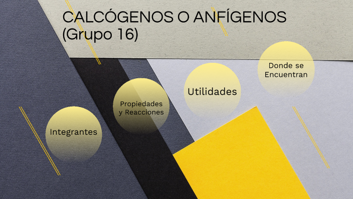 Físico Química - Calcogenos by Lucia Folatelli on Prezi