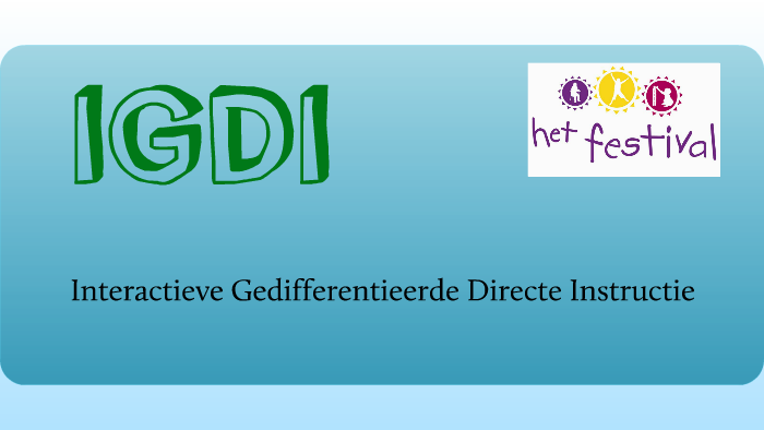 IGDI-model by Jan Hupkes on Prezi