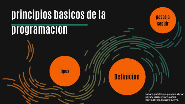 principios básicos de programación by Tatiana Sibrian on Prezi
