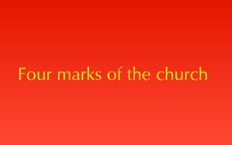 four marks of the church by john flaherty
