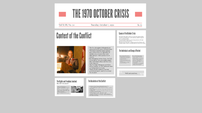 THE 1970 OCTOBER CRISIS by Sandeep M