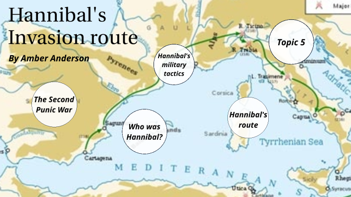 Hannibal invasion route by amber :) on Prezi