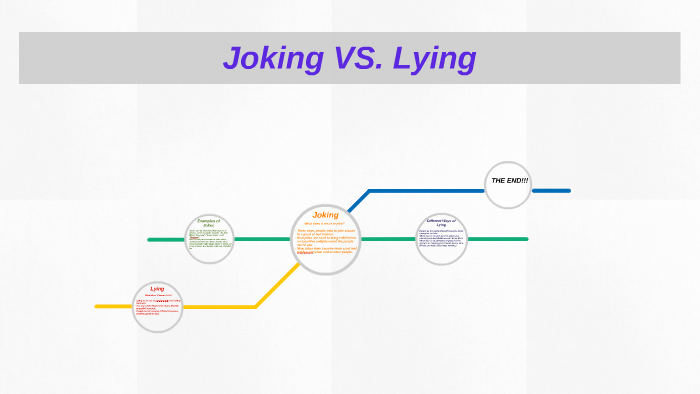 Joking VS. Lying by Kiran Aziz on Prezi