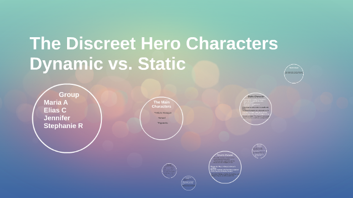 The Discreet Hero Characters by Sophia Rivera on Prezi