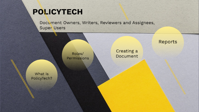 PolicyTech Training by Maria Blanco on Prezi