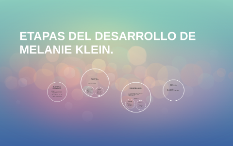ETAPAS DEL DESARROLLO DE MELANIE KLEIN. by mariajose dennett gomez on Prezi