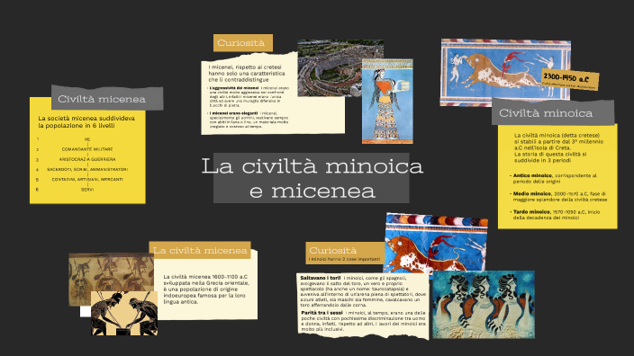 La civiltà minoica e micenea by Fabrizio Bongini on Prezi