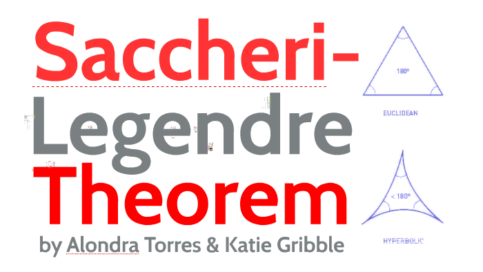 Saccheri-Legendre Theorem by Alondra Torres on Prezi