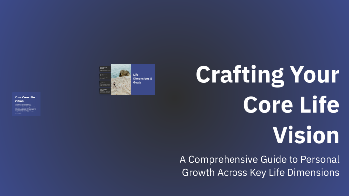Crafting Your Core Life Vision by Mahia Waigi on Prezi