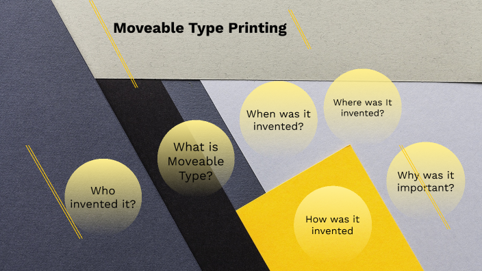 Moveable Type Printing by Marcus Lee on Prezi