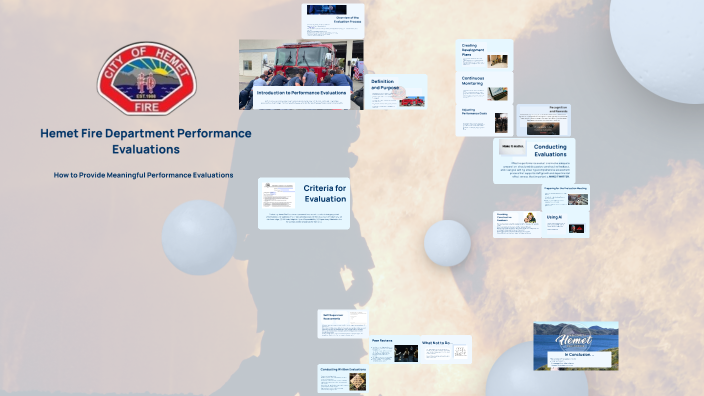 Hemet Fire Department Performance Evaluations by Ryan Webb on Prezi