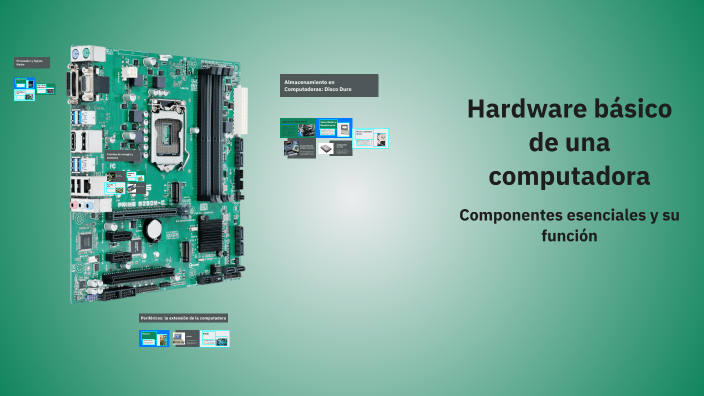 Hardware básico de una computadora by Carlos Eduardo Sanchez Ortiz on Prezi