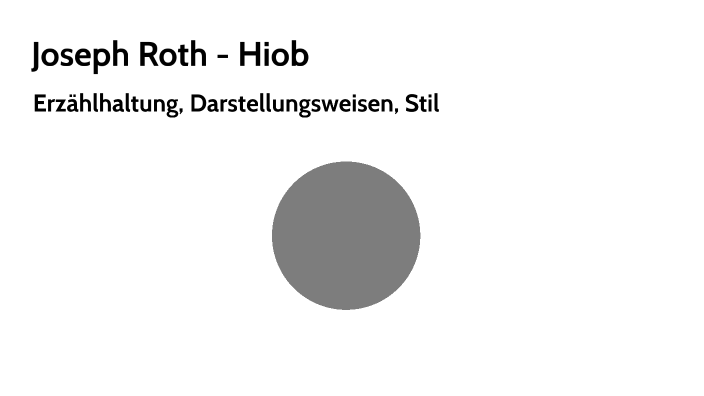 Joseph Roth - Hiob by on Prezi