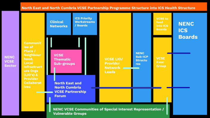 North East and North Cumbria VCSE Partnership Structure into ICS Health ...