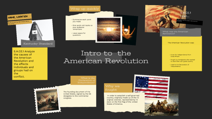 What started the American Revolution?? by Morgan Lawson on Prezi